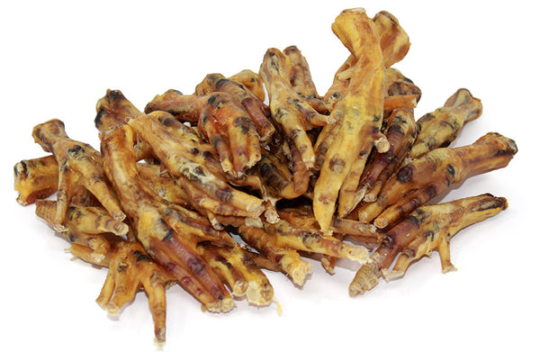 Chicken Feet Dog Chew Treat - Nails Trimmed Off, 340 grams (12 oz) 24 ...